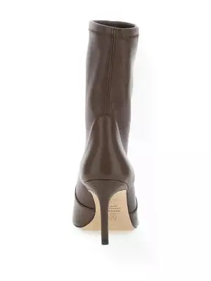 STUART WEITZMAN Power Pointed-toe Stiletto Ankle Boots - Brown