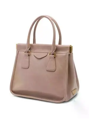 Prada Saffiano Leather Top Handle Tote Bag