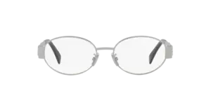 Celine Celine Metal Triomphe Eyeglasses Grey