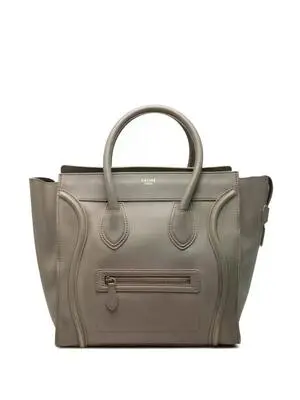 Celine Celine 2011 Mini Smooth Calfskin Luggage Tote Bag Grey
