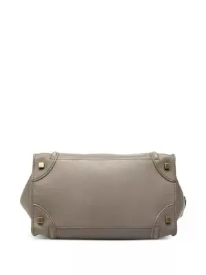 Celine 2011 Mini Smooth Calfskin Luggage Tote Bag - Grey