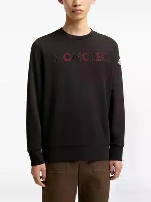 Moncler Logo-embroidered Crew-neck Sweatshirt