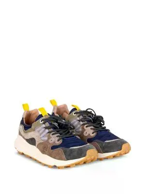 FLOWER MOUNTAIN Panelled Sneakers - Brown