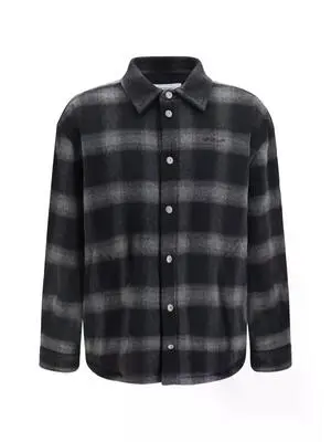 Off-White Checked Padded Jacket