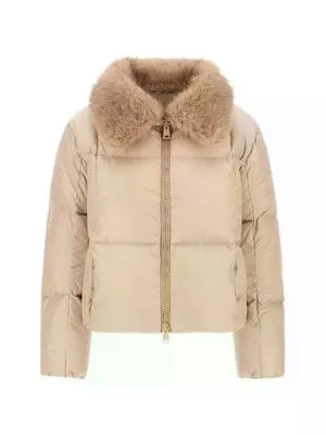 Herno Faux Fur Trim Padded Jacket