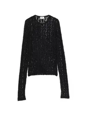 Liu Jo Lace Long-sleeve T-shirt - Black