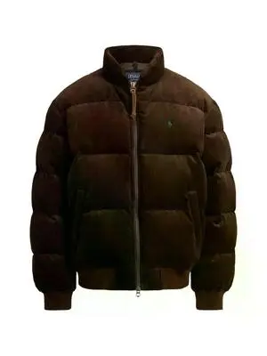 Polo Ralph Lauren Corduroy Padded Zip-up Jacket - Brown
