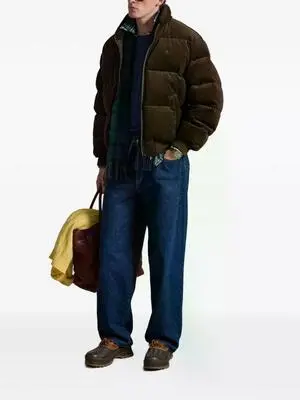Polo Ralph Lauren Corduroy Padded Zip-up Jacket - Brown