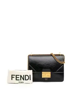Fendi 2012-2026 Small Leather Kan U Crossbody Bag