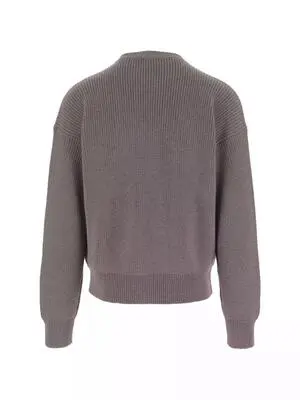 Giorgio Armani Ribbed-knit Crew Neck Sweater
