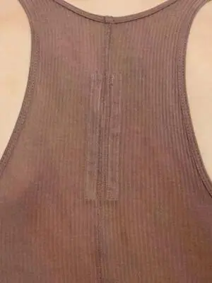 Rick Owens Ribbed-knit Racerback Tank Top