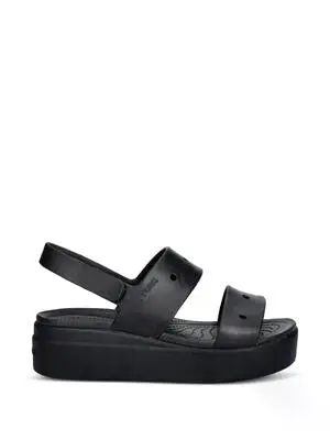 CROCS Brooklyn 4u Platform Sandals - Black