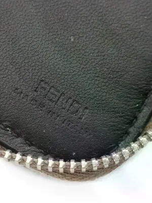 Fendi 2010s Pebbled Leather Coin Purse