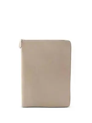 Fendi 2010s Pebbled Leather Coin Purse - Neutrals