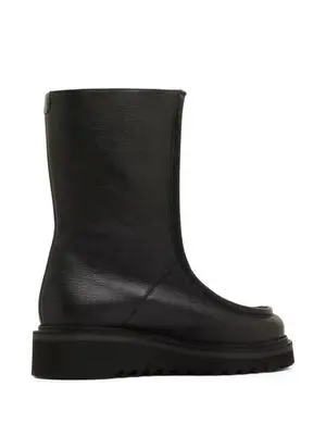 FERRAGAMO Eurialo Grained Leather Boots