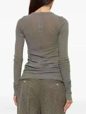 Rick Owens Ribbed-knit Long-sleeve T-shirt