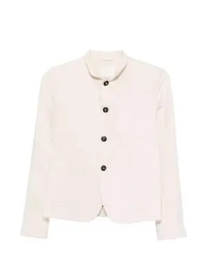CIRCOLO 1901 Mandarin-collar Patch-pocket Jacket - Neutrals