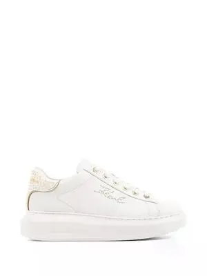 Karl Lagerfeld Embellished Logo Sneakers