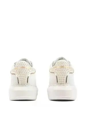 Karl Lagerfeld Embellished Logo Sneakers