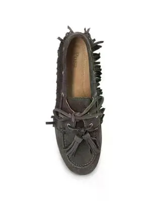 POSA Fringed Loafers With Tassel Detail