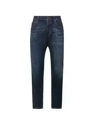 DONDUP Faded Whiskered Jeans - Blue