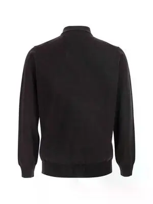 KANGRA Button-fastening Long-sleeve Polo Shirt
