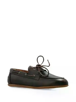 POSA Milano Leather Boat Shoes