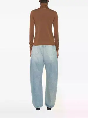 Max Mara Saluto Fine Knit Roll-neck Long-sleeve Sweater