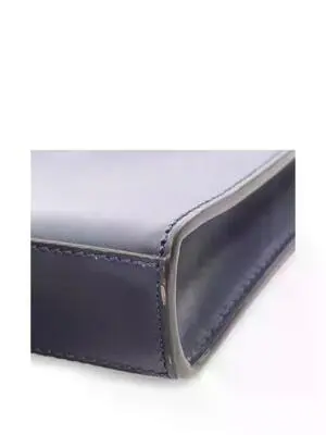 Fendi 2010s Cut-out Handle Leather Tote Bag