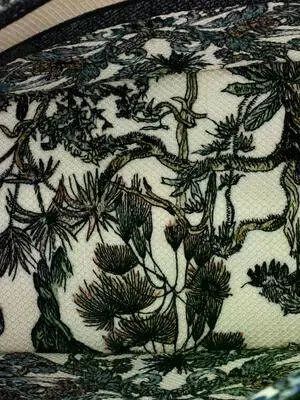 DIOR Book Embroidered Canvas Medium Tote Bag
