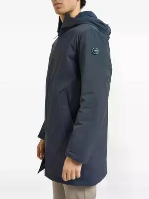 COLMAR Hooded Raincoat With Logo Patch