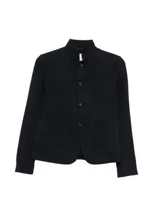 CIRCOLO 1901 Mandarin-collar Patch-pocket Jacket - Blue