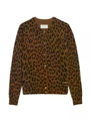 ZADIG&VOLTAIRE Missia Leopard Print Cardigan