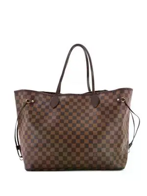 LOUIS VUITTON Neverfull Damier Gm Tote Bag - Brown