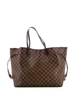 LOUIS VUITTON Neverfull Damier Gm Tote Bag - Brown