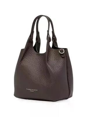 GIANNI CHIARINI Small Dua Grained-leather Tote Bag