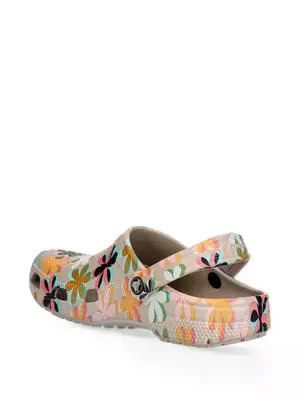CROCS Classic Retro Summer Floral-print Clogs