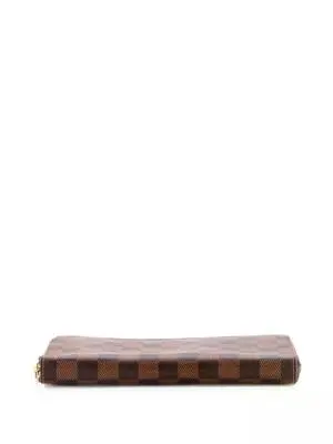 LOUIS VUITTON Zippy Organizer Damier Small Wallets - Brown