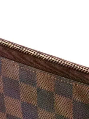 LOUIS VUITTON Zippy Organizer Damier Small Wallets - Brown