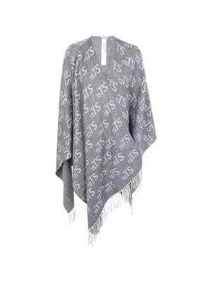 TWINSET Jacquard Chevron Scarf - Black