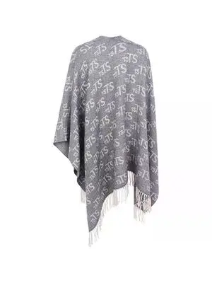 TWINSET Jacquard Chevron Scarf - Black