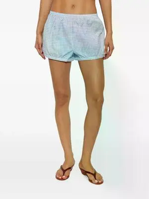 Posse Lila Gingham Shorts - Blue
