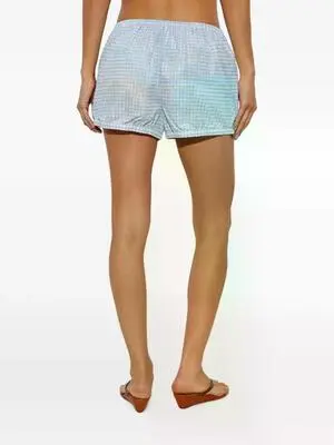 Posse Lila Gingham Shorts - Blue