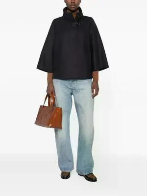 FAY Toggle-fastening Funnel-neck Cape