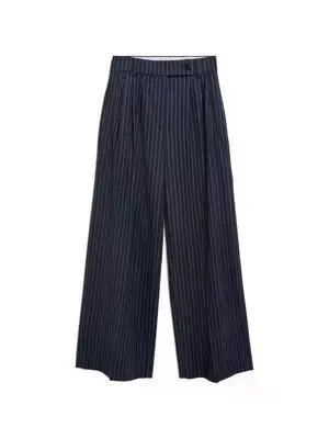 ARMEDANGELS Kaayua Pinstripe Wide Leg Trousers
