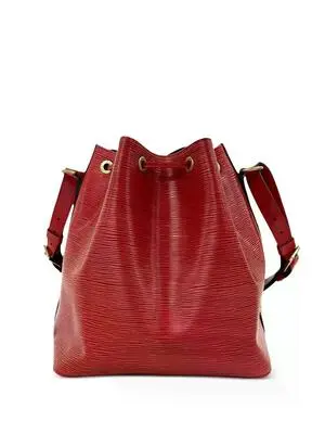 LOUIS VUITTON Epi Petit Noe Bucket Bag - Red
