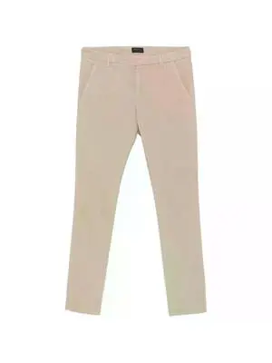 DONDUP Corduroy-effect Slim-fit Trousers - Neutrals