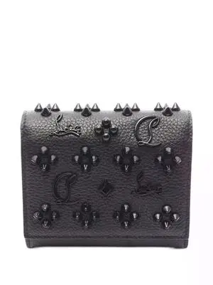 CHRISTIAN LOUBOUTIN 2010s Paloma Studded Trifold Wallet