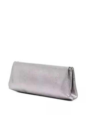 Prada 2013-2026 Metallic Saffiano Frame Clutch Bag