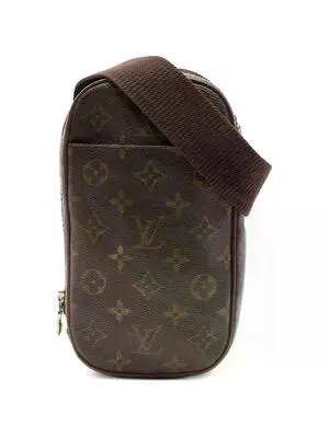 LOUIS VUITTON Monogram Pochette Gange Crossbody Bag - Brown